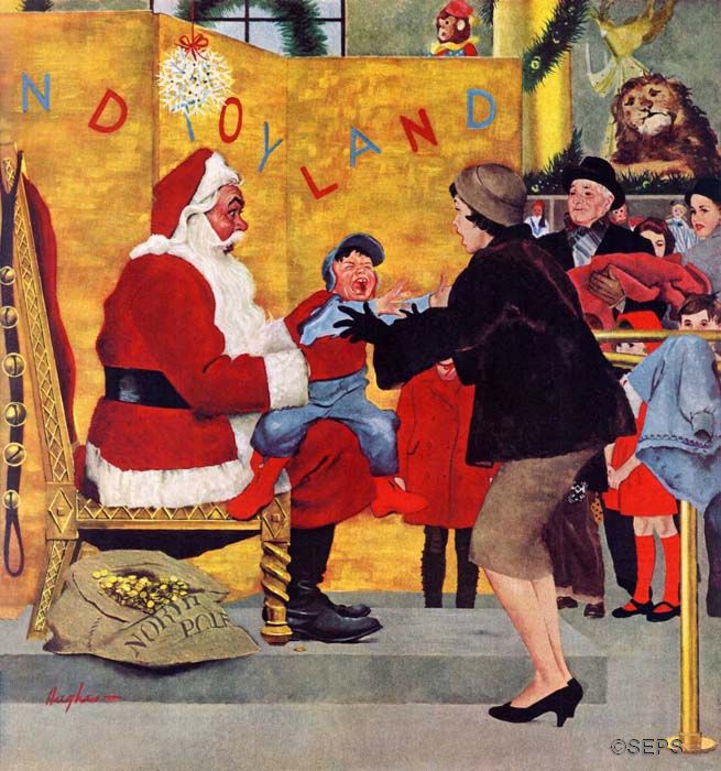 Crying on Santa's Lap | The Saturday Evening Post