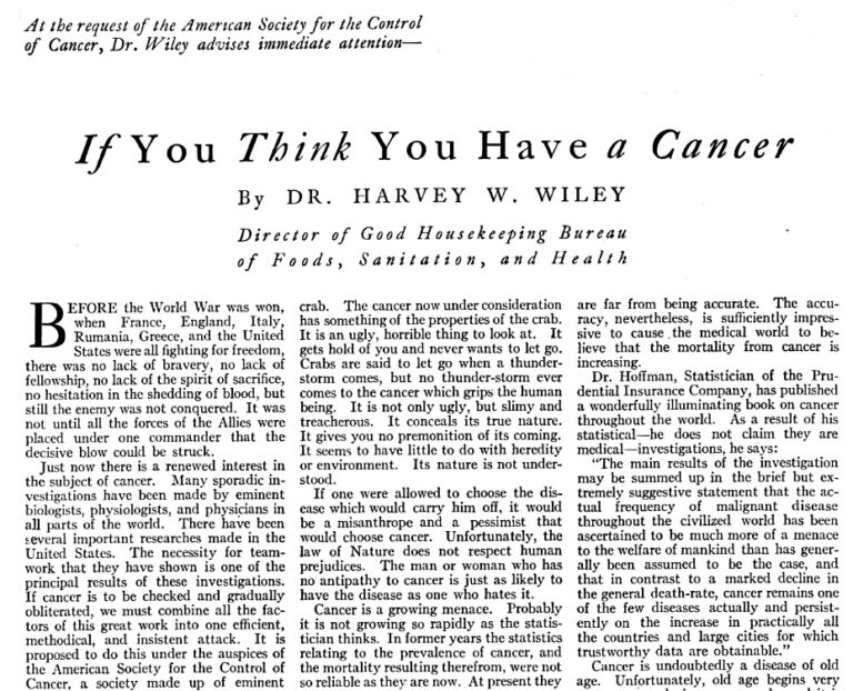 How Midcentury Women’s Magazines Fought Cancer | The Saturday Evening Post
