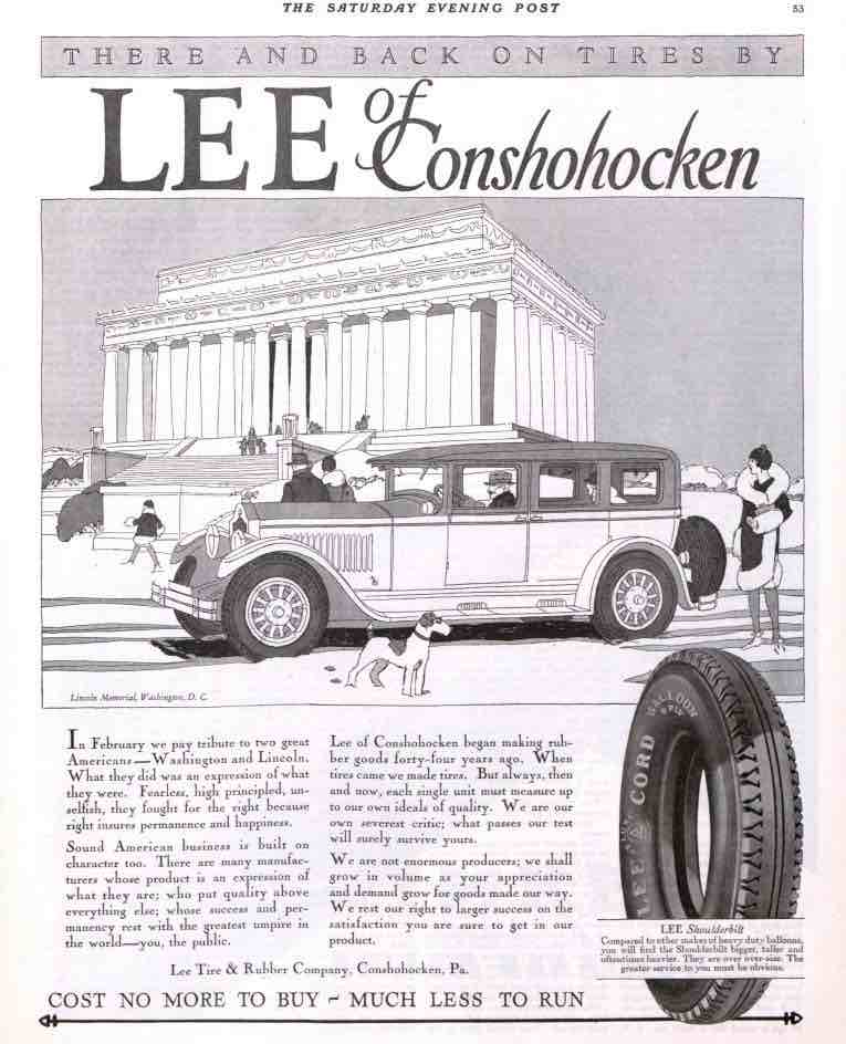 Vintage Advertising: The Lincoln Memorial | The Saturday Evening Post