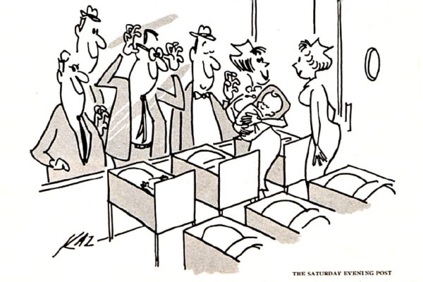 Cartoons: Mid-Century Maternity Ward | The Saturday Evening Post