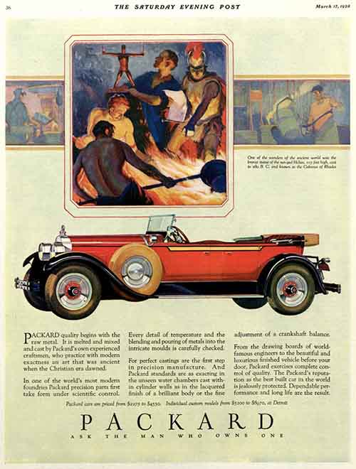 Classic Car Ads: The Packard | The Saturday Evening Post