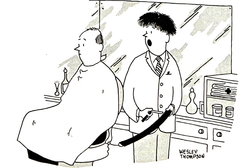 Cartoons: Barber Banter | The Saturday Evening Post