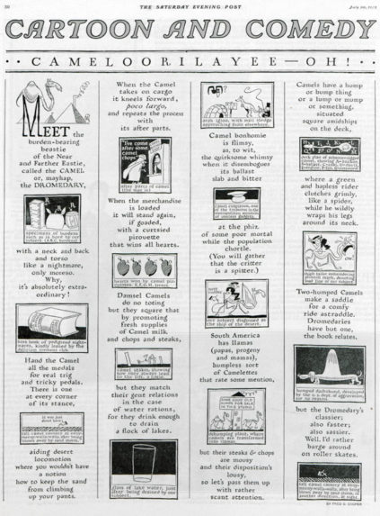 Camel Poem by Fred G. Cooper | The Saturday Evening Post
