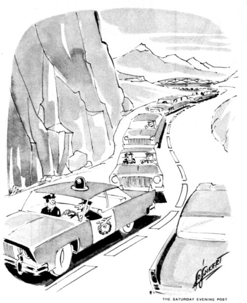 Cartoons: Police Caprice | The Saturday Evening Post