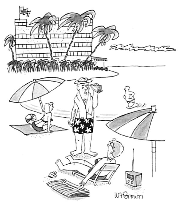 Cartoons: Beach Buffoonery | The Saturday Evening Post