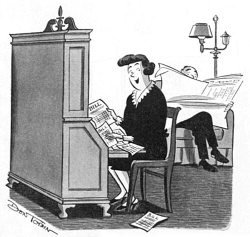 Cartoons: Bills, Bills, Bills | The Saturday Evening Post