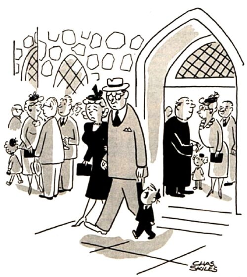 Cartoons: Church Chats | The Saturday Evening Post