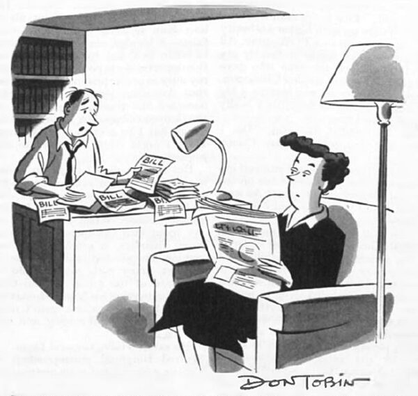Cartoons: Bills, Bills, Bills | The Saturday Evening Post
