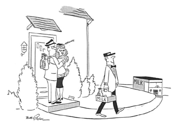 Cartoons: Milkman Mischief | The Saturday Evening Post