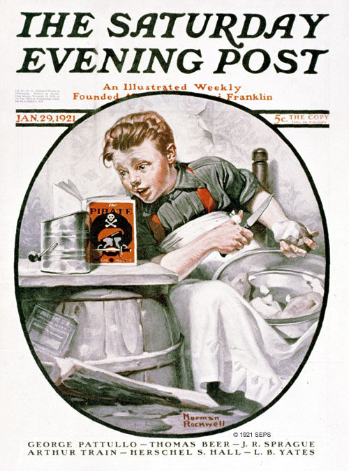 Mom's Helper by Norman Rockwell | The Saturday Evening Post